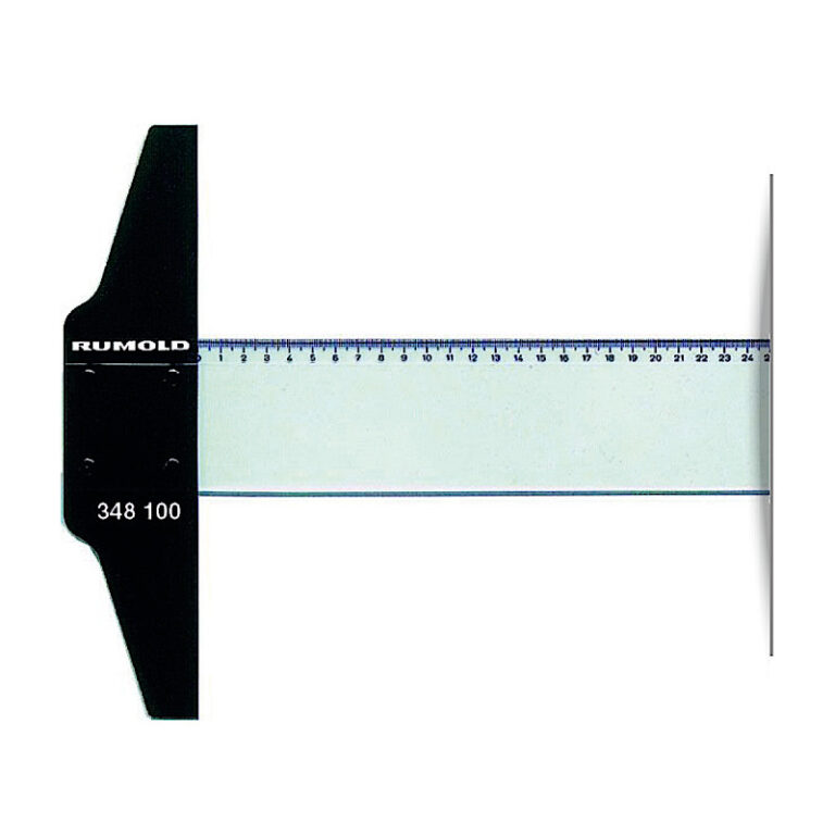 Zeichenschiene, Art. 348 MXFTtransparentes Acrylglas, mit mm-Teilung ...